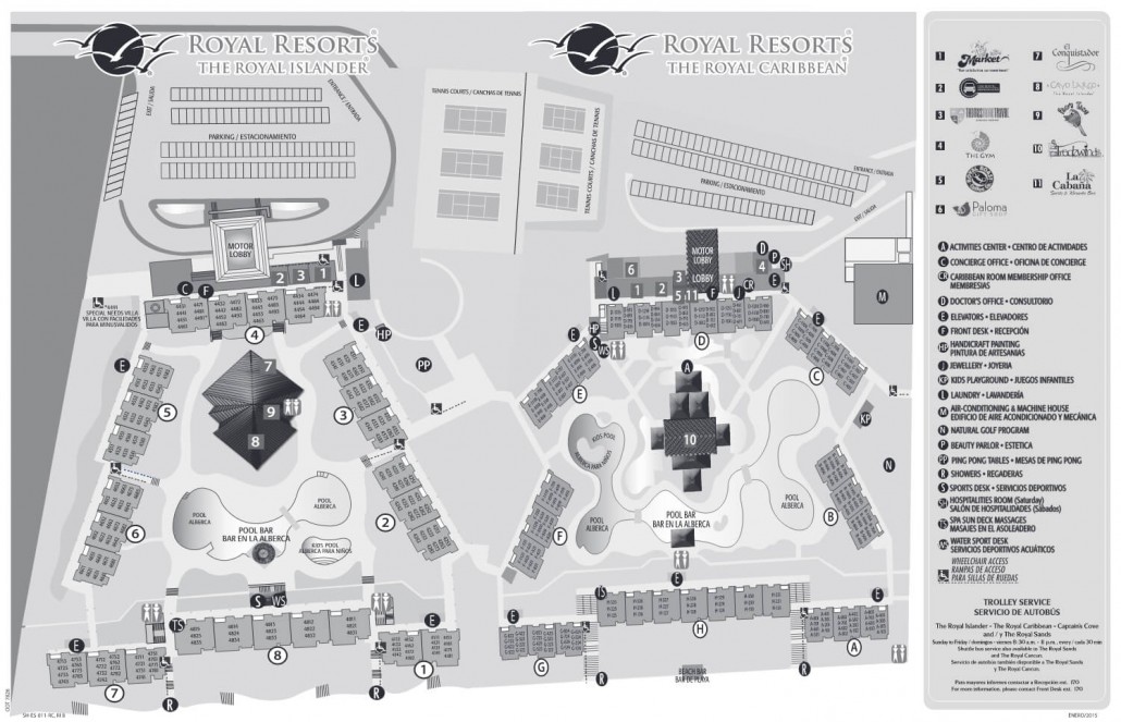 Royal Islander Resort Map